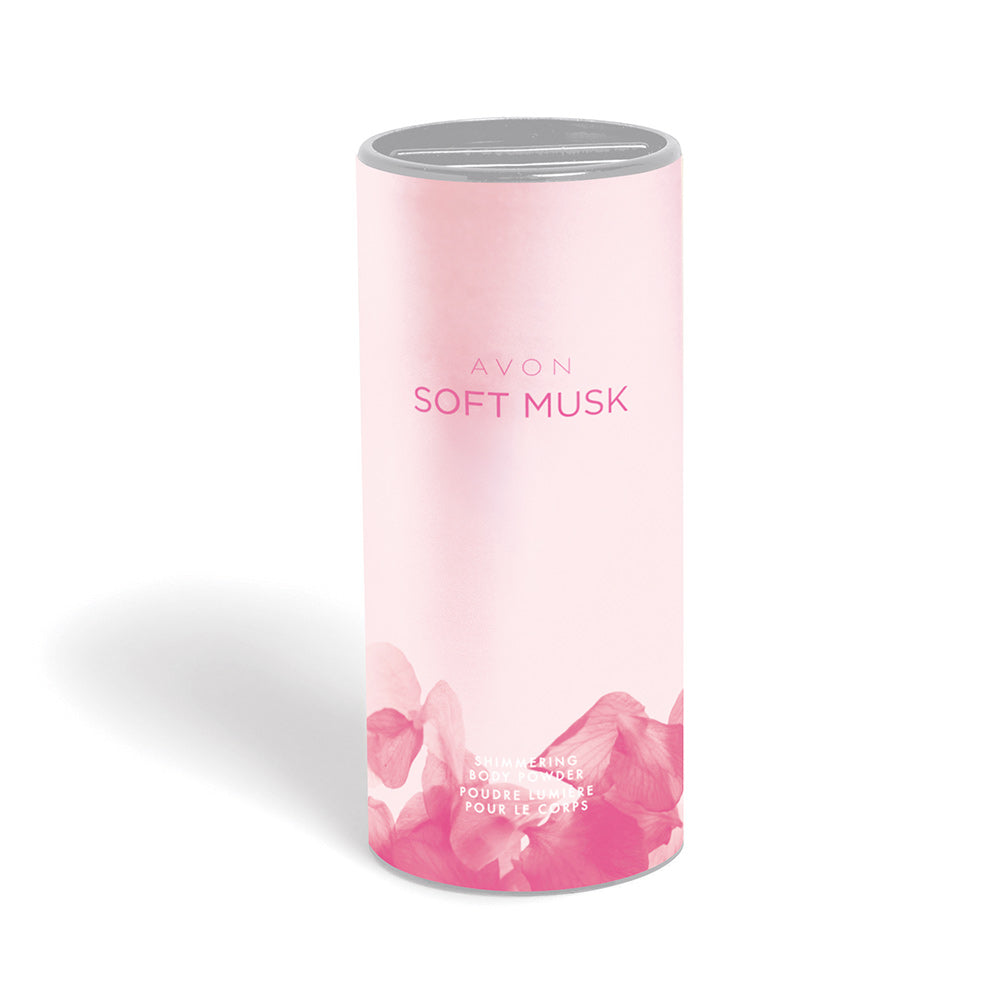 Avon Soft Musk Shimmering Body Powder 40g - glamitup.pk
